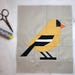 Goldfinch FPP Paper Pieced Quilt Block Pattern - Etsy