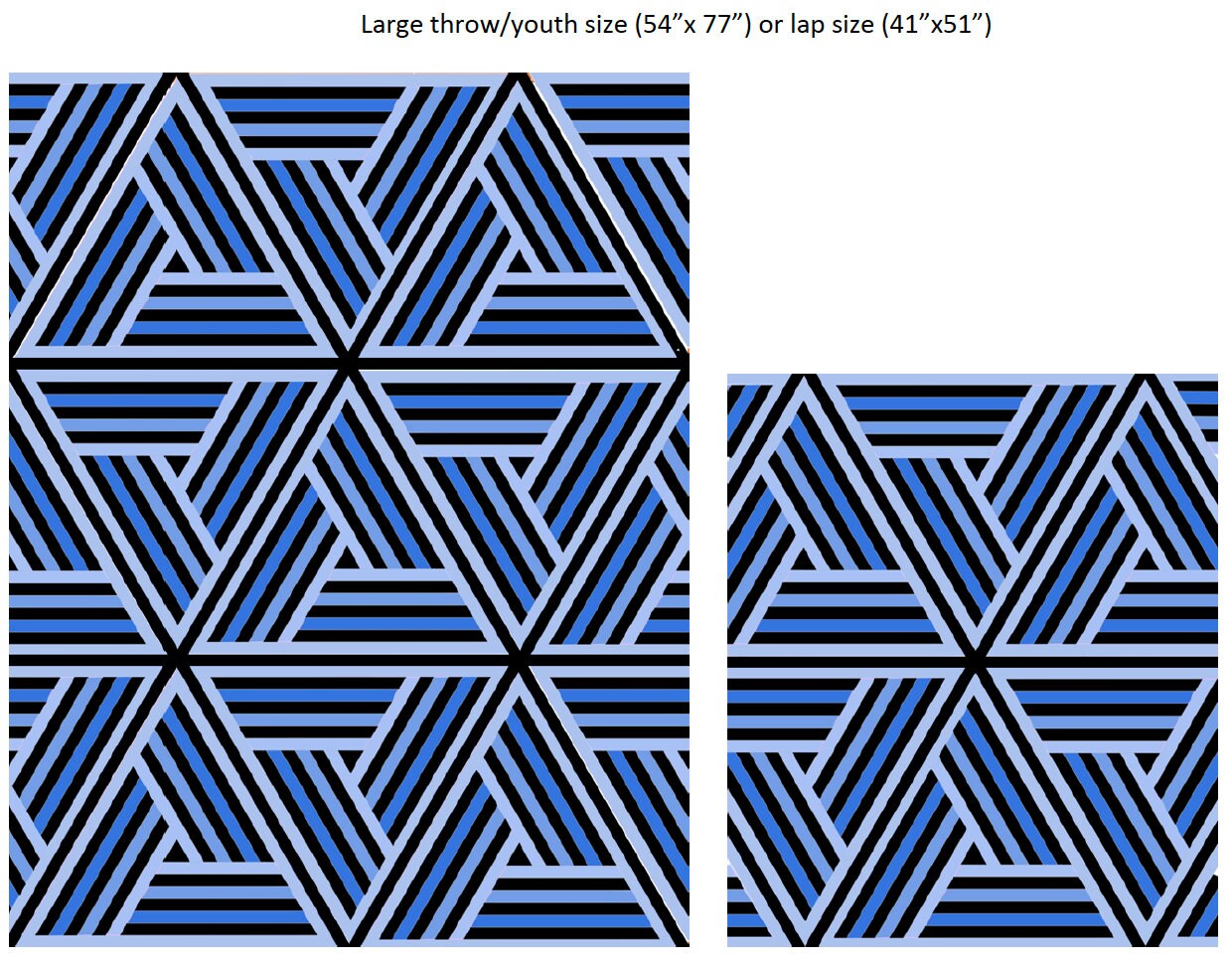 Tangled Triangles Quilt Pattern: Modern Stripe Design (PDF Pattern) - Etsy