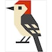Woodpecker FPP Paper Pieced Quilt Block Pattern - Etsy