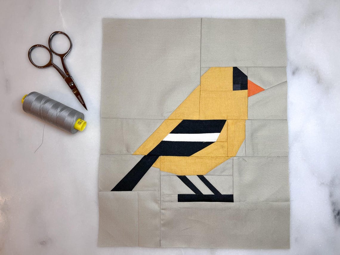 Backyard Birds Bundle FPP Paper Pieced Quilt Block Patterns - Etsy