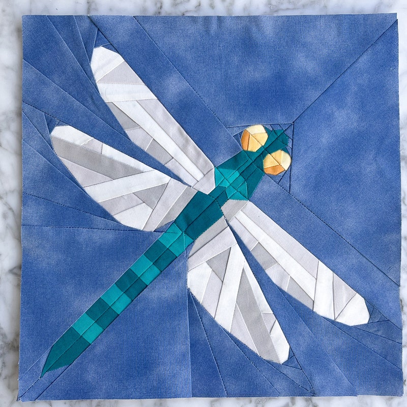 Dragonfly Quilt Pattern - Etsy