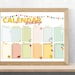 Birthday Calendar Printable Fillable Editable, Perpetual Calendar ...