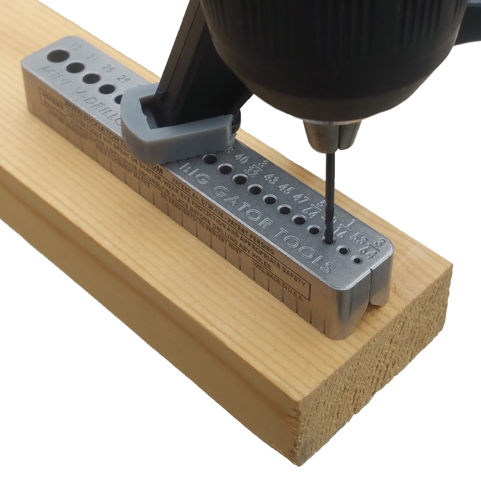 Drill Bit Guide MINI V-drillguide® 21 Holes Drilling Accessory Tool ...