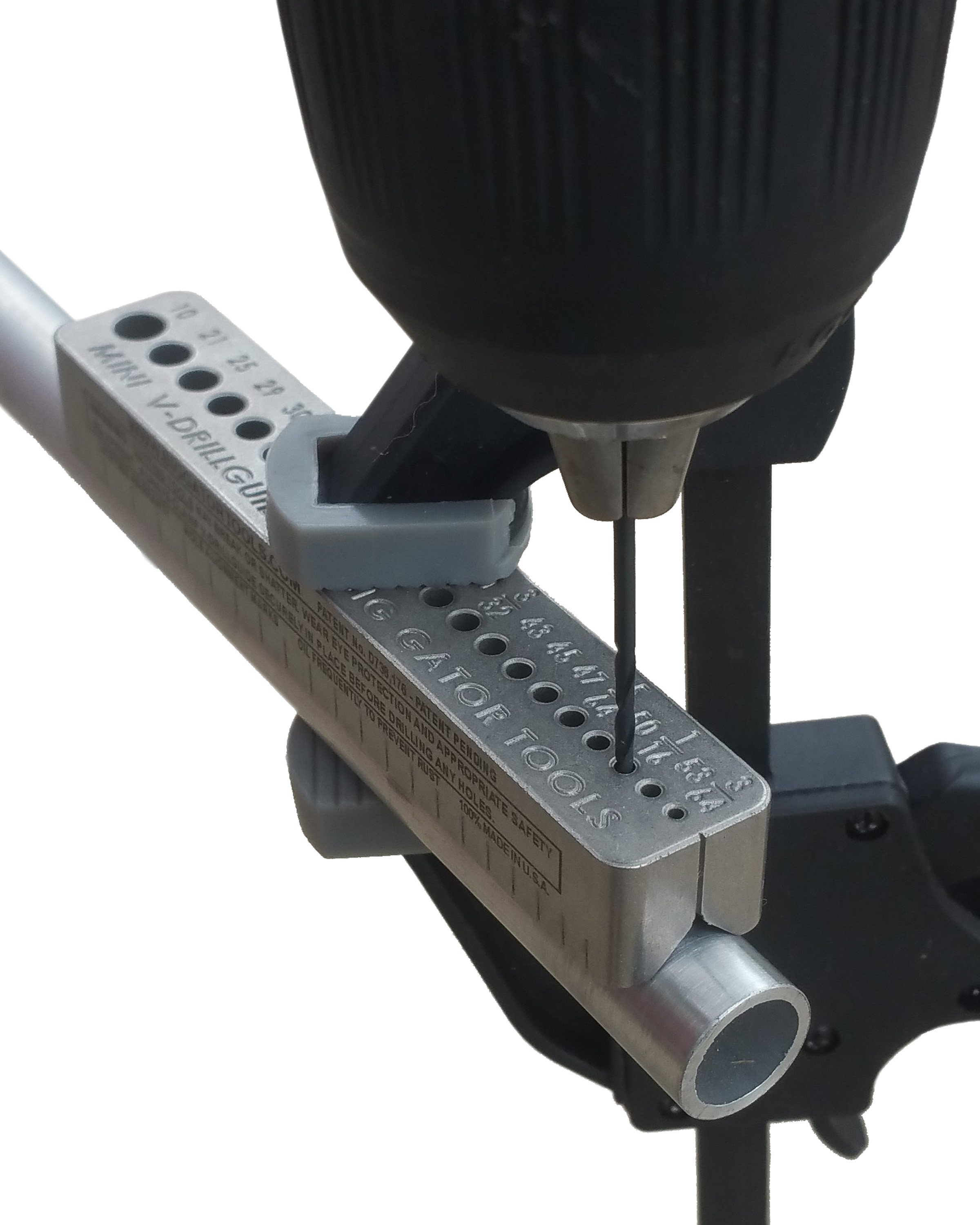 Drill Bit Guide MINI V-drillguide® 21 Holes Drilling Accessory Tool ...