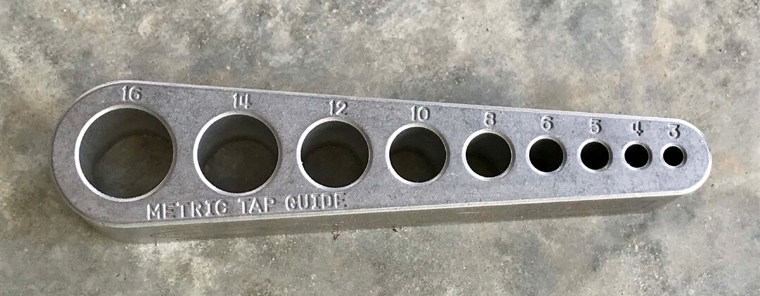 Tap Guide Tool - Metric Sizing V-tapguide - Helps Start Threaded Holes ...