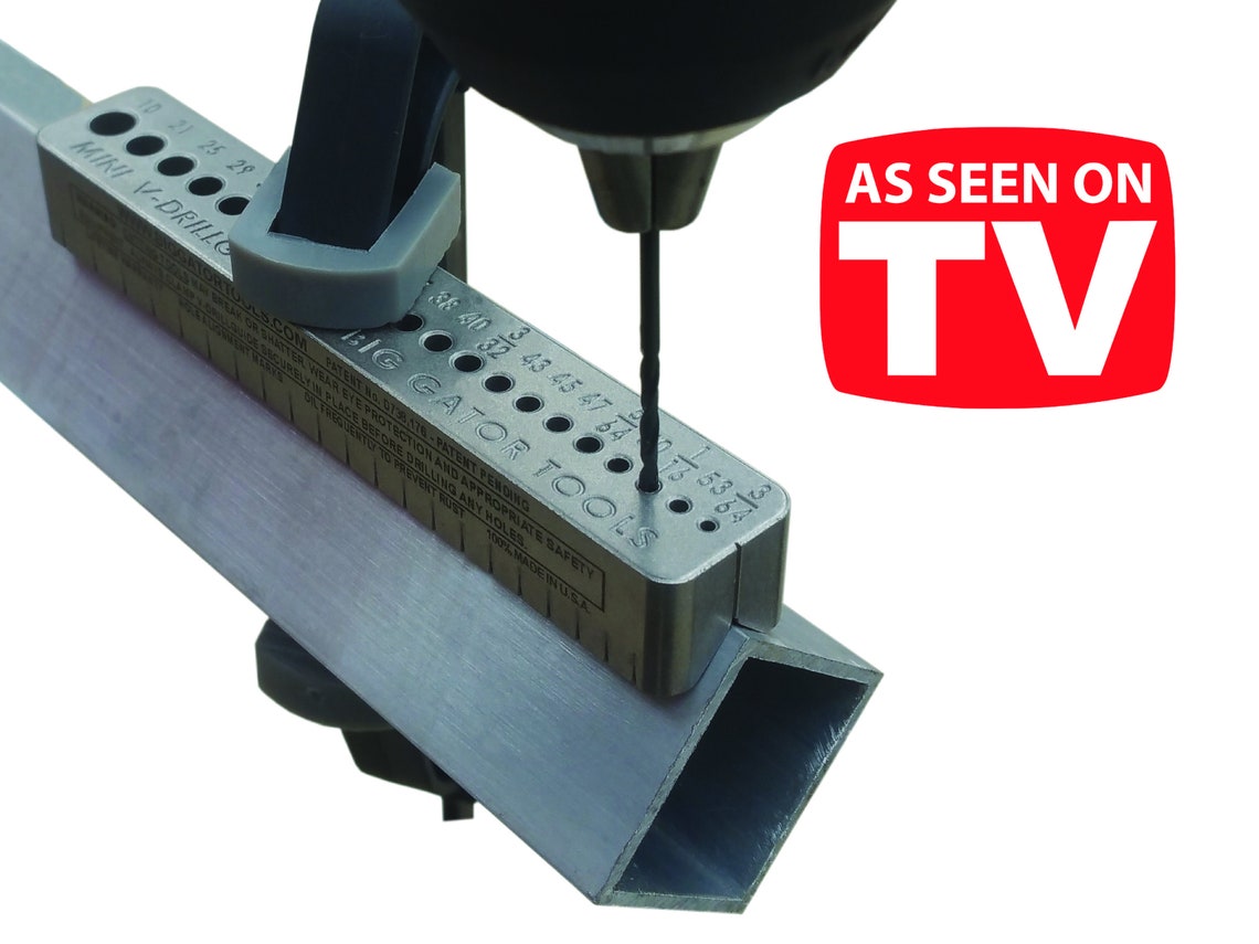 Drill Bit Guide - MINI V-drillguide® - 21 Holes - Drilling Accessory ...