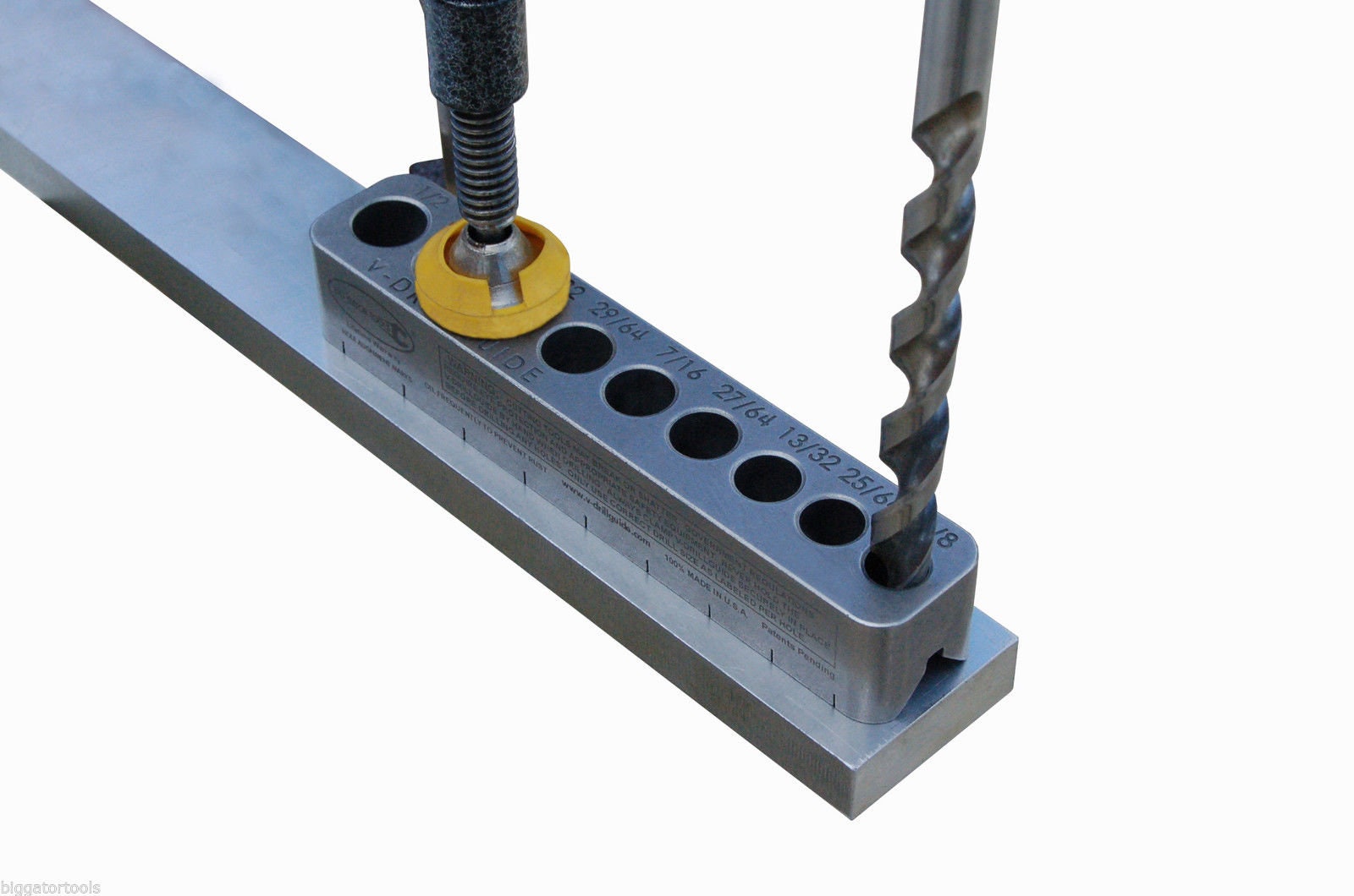 Drill Bit Guide 3/8" - 1/2" - Standard V-drillguide - 9 Holes ...