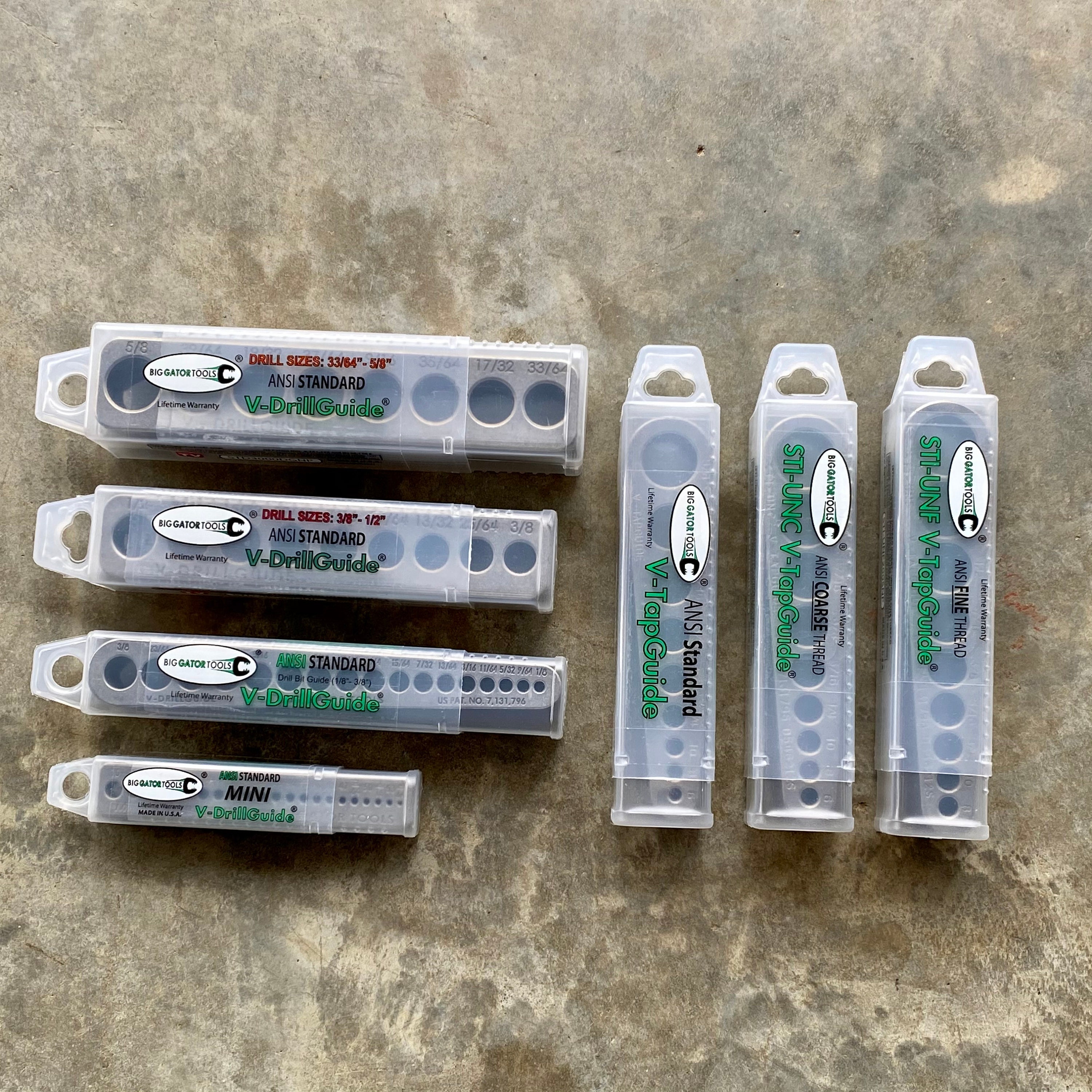 The Complete Standard Set Drill Bit Guides & Tap Guides Drill and Tap ...