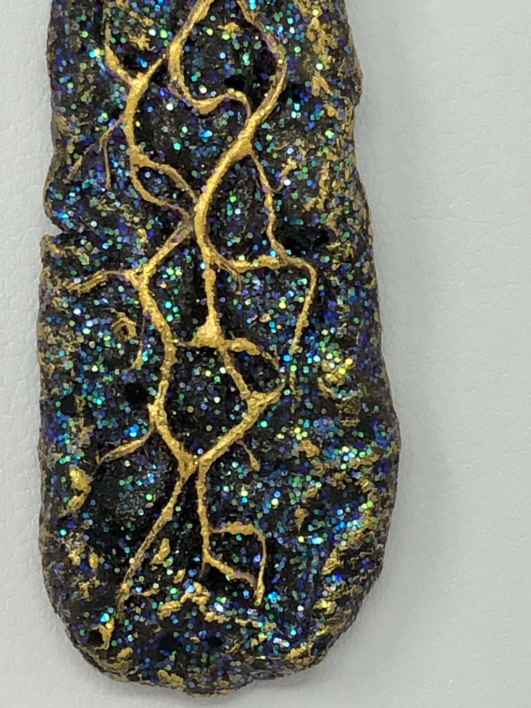 Recycled Paper Pulp Stone Teardrop Pendant Necklace Eco Jewelry - Etsy