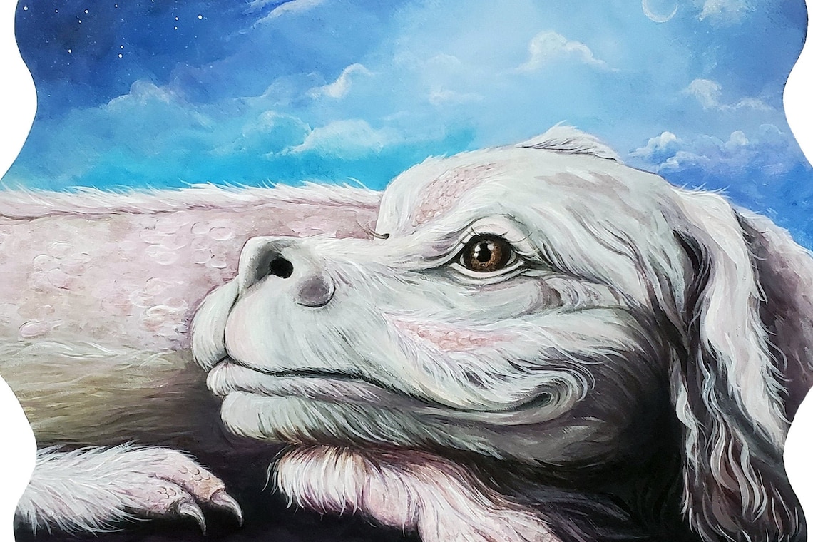 Fanart Falkor Neverending Story Fine Art Print - Etsy