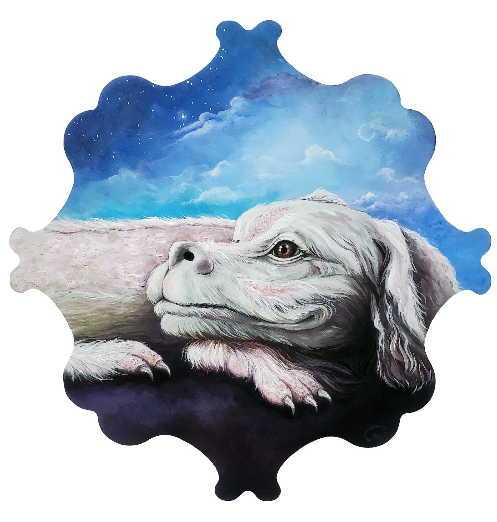Fanart Falkor Neverending Story Fine Art Print - Etsy