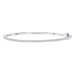 Skinny Diamond Bangle Bracelet Push Lock Bracelet Oval Bangle Diamond ...