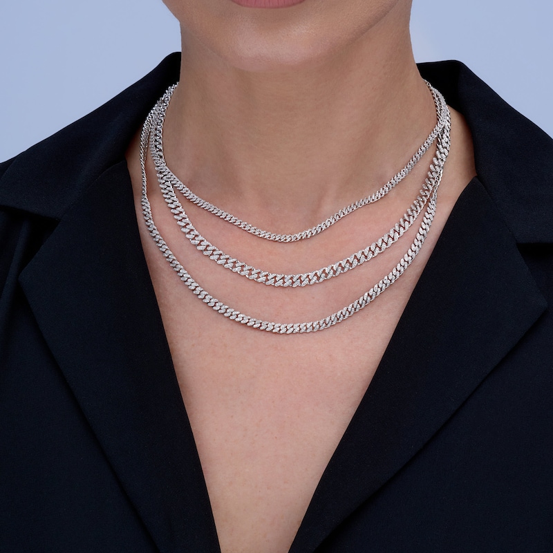 Diamond Chain Necklace - Etsy