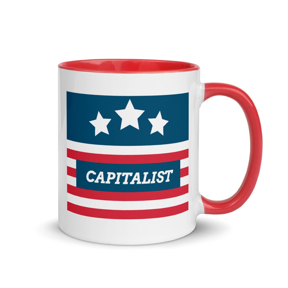 Capitalism, Capitalist, Political Mug, Capitalism Mug, Capitalist Mug ...