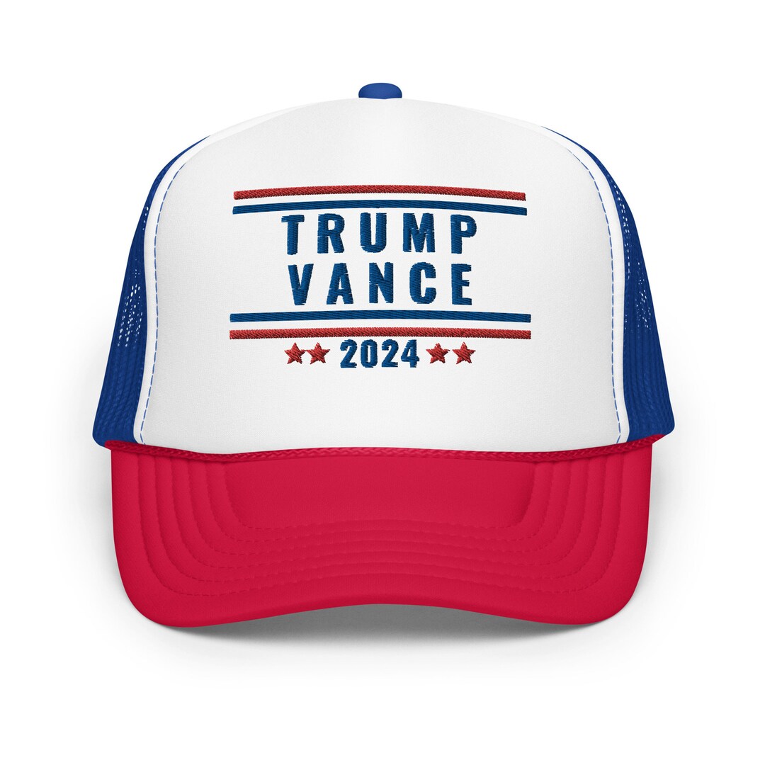 Trump and Vance 2024 Foam Trucker Hat, MAGA Trucker Hat, Make America ...