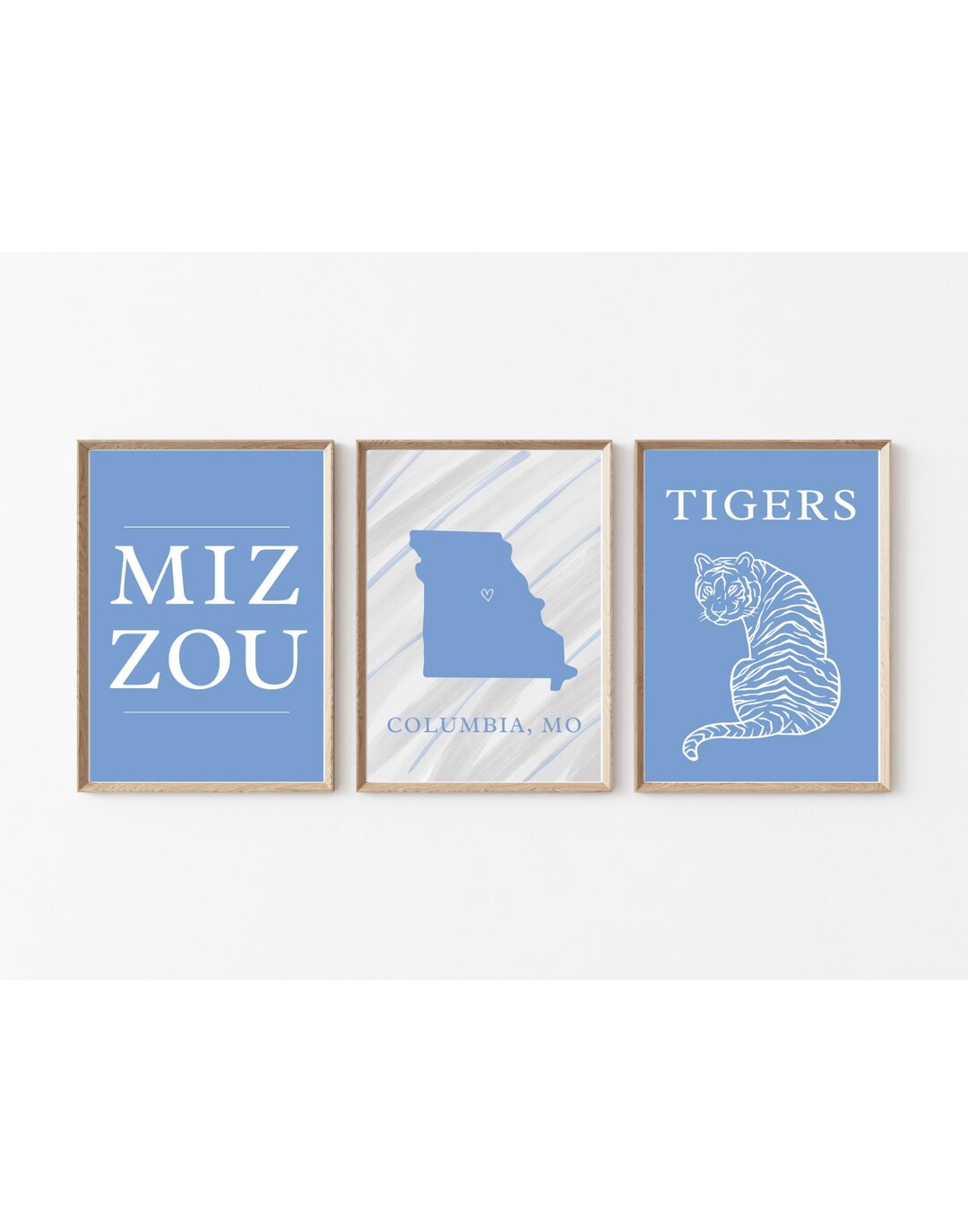 MIZZOU WALL ART | Trendy Wall Art | Dorm Room Wall Art | Apartment Wall ...