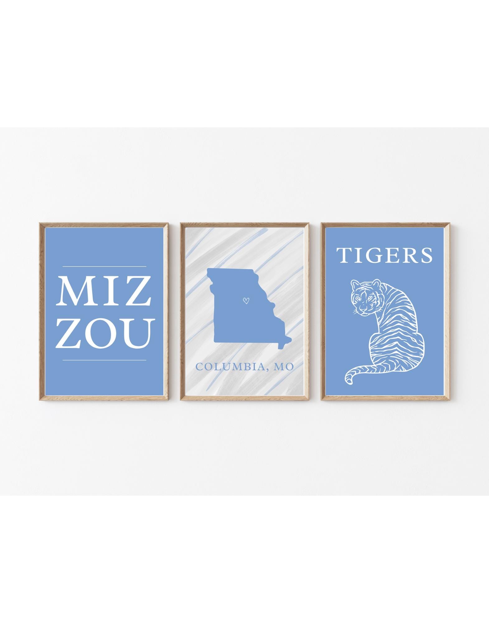 MIZZOU WALL ART | Trendy Wall Art | Dorm Room Wall Art | Apartment Wall ...