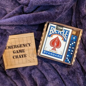 Emergency Game Crate - Etsy