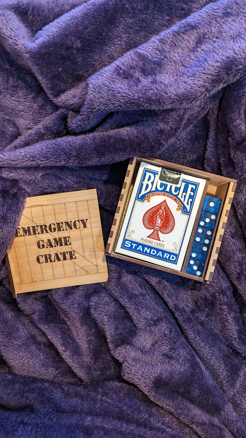 Emergency Game Crate - Etsy