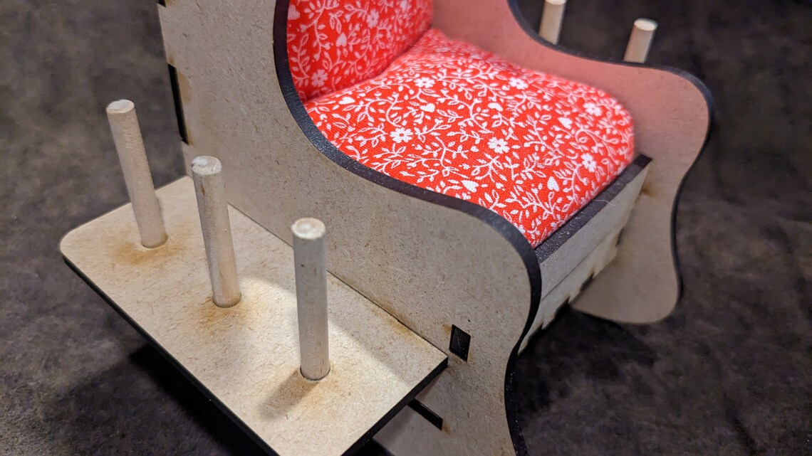 Rocking Chair Hand Sewing Pin Cushion Kit - Etsy UK