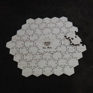 Bee Mine Maple Wooden Jigsaw Puzzle - Etsy