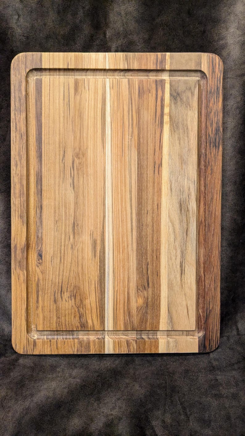 Conversion Chart Etched on Teak Cutting Board With Juice Groove ...
