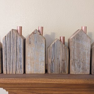 Rustic Decorative Wooden Houses (set of 2) - Etsy