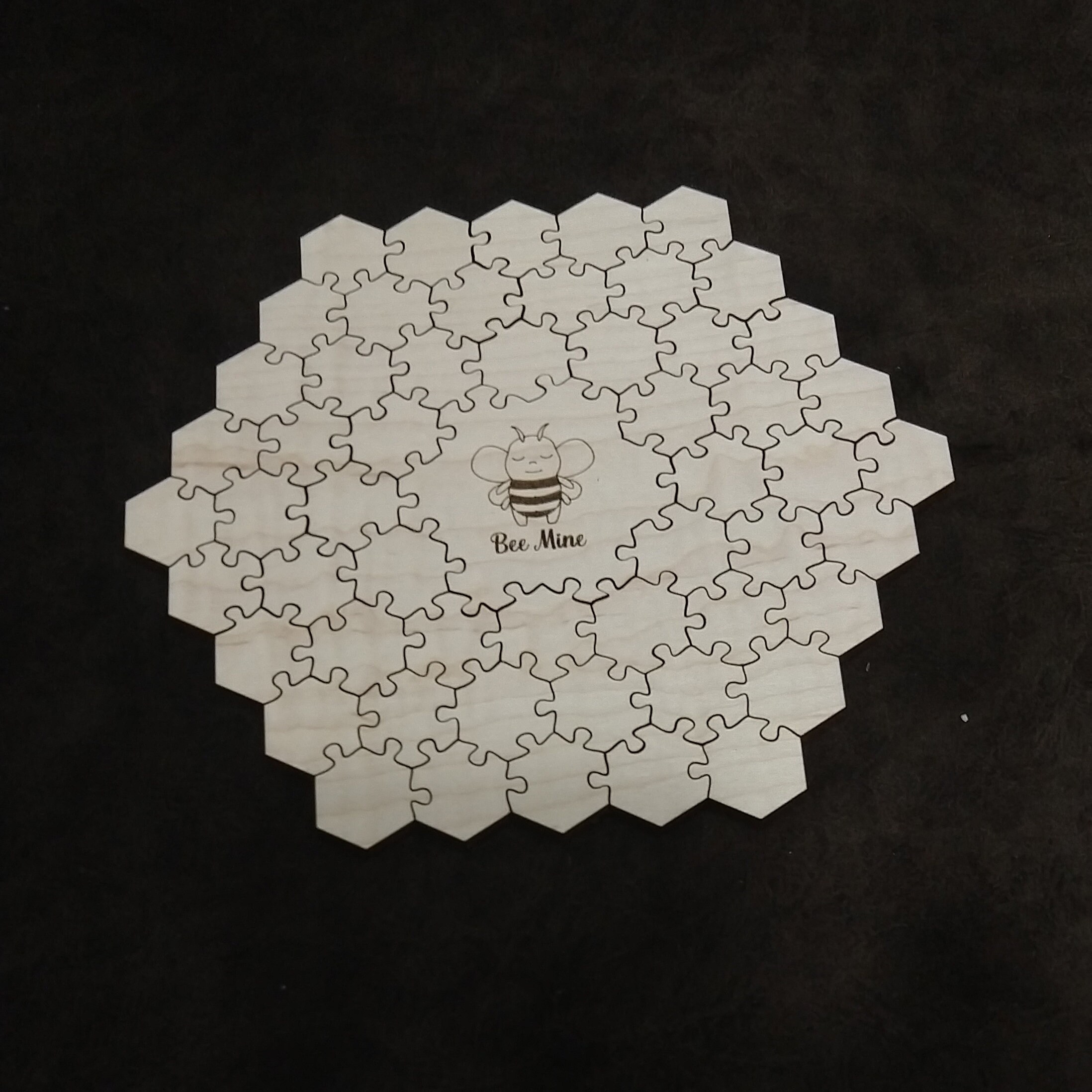Bee Mine Maple Wooden Jigsaw Puzzle - Etsy