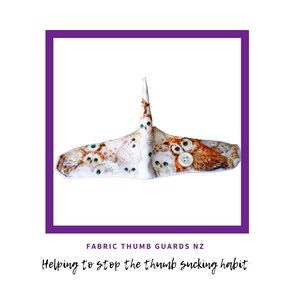 Thumb Guard. Single Thumb Glove. Owl Themed Fabric Thumb Guard. Help ...
