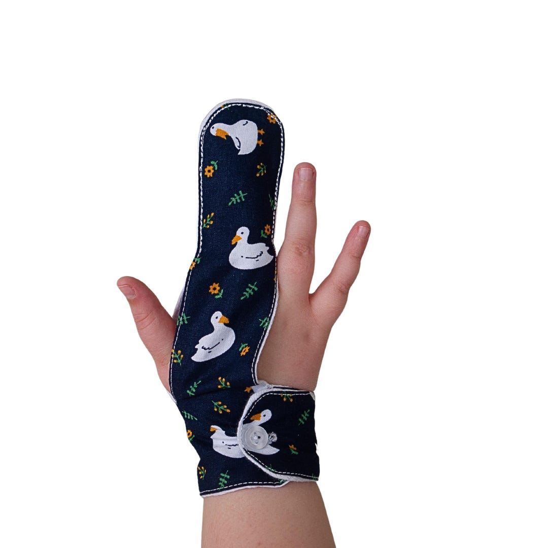 Finger Guard. Fabric Finger Glove to Help Stop Finger Sucking and Other ...