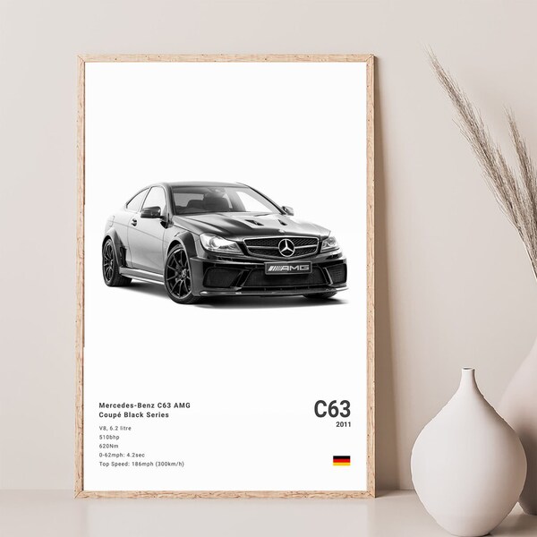 Mercedes Amg Black Series Poster - Etsy
