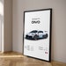 Bugatti Divo Poster Mid Century Modern Car Poster Retro - Etsy