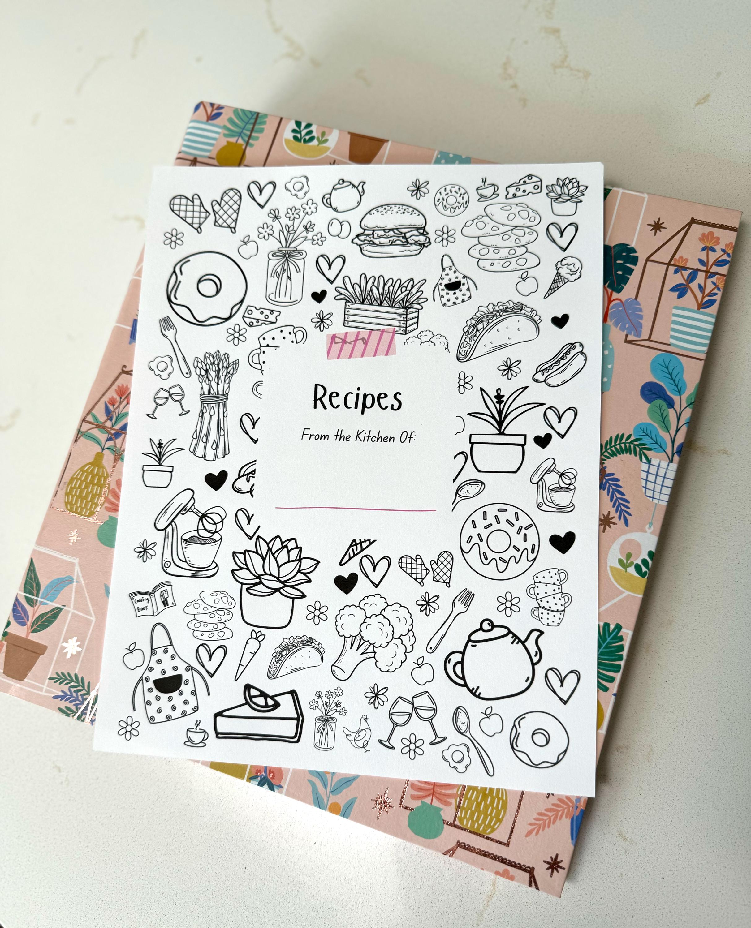 Recipe Binder Title Page Printable - Etsy