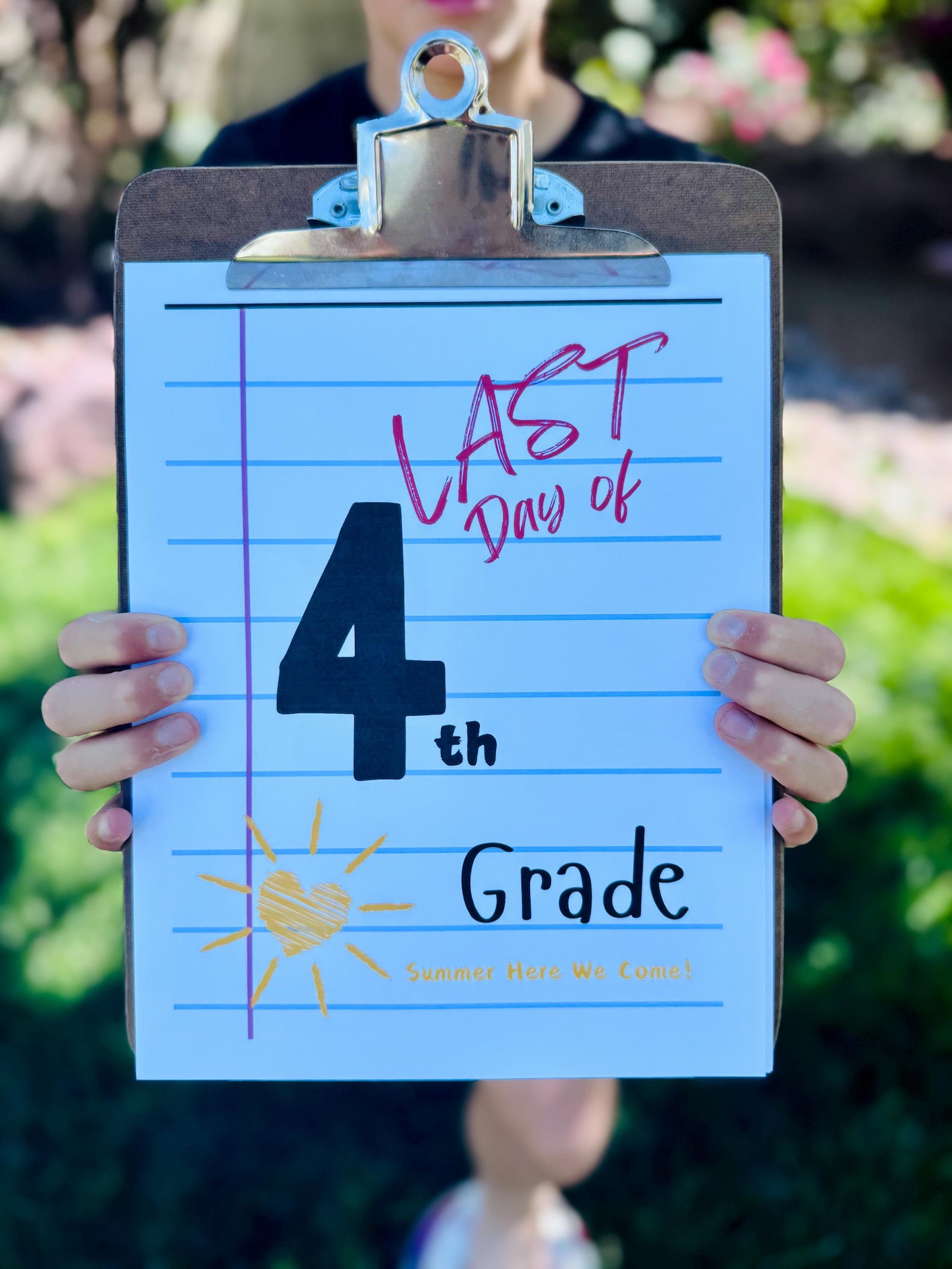 Last Day of 4th Grade Printable - Etsy