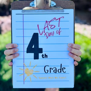 Last Day of 4th Grade Printable - Etsy