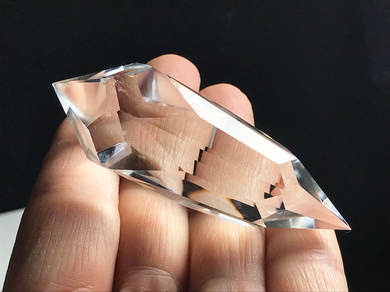 18 Sided Vogel Clear Quartz Crystal Wand, Reiki Healing, Energy - Etsy