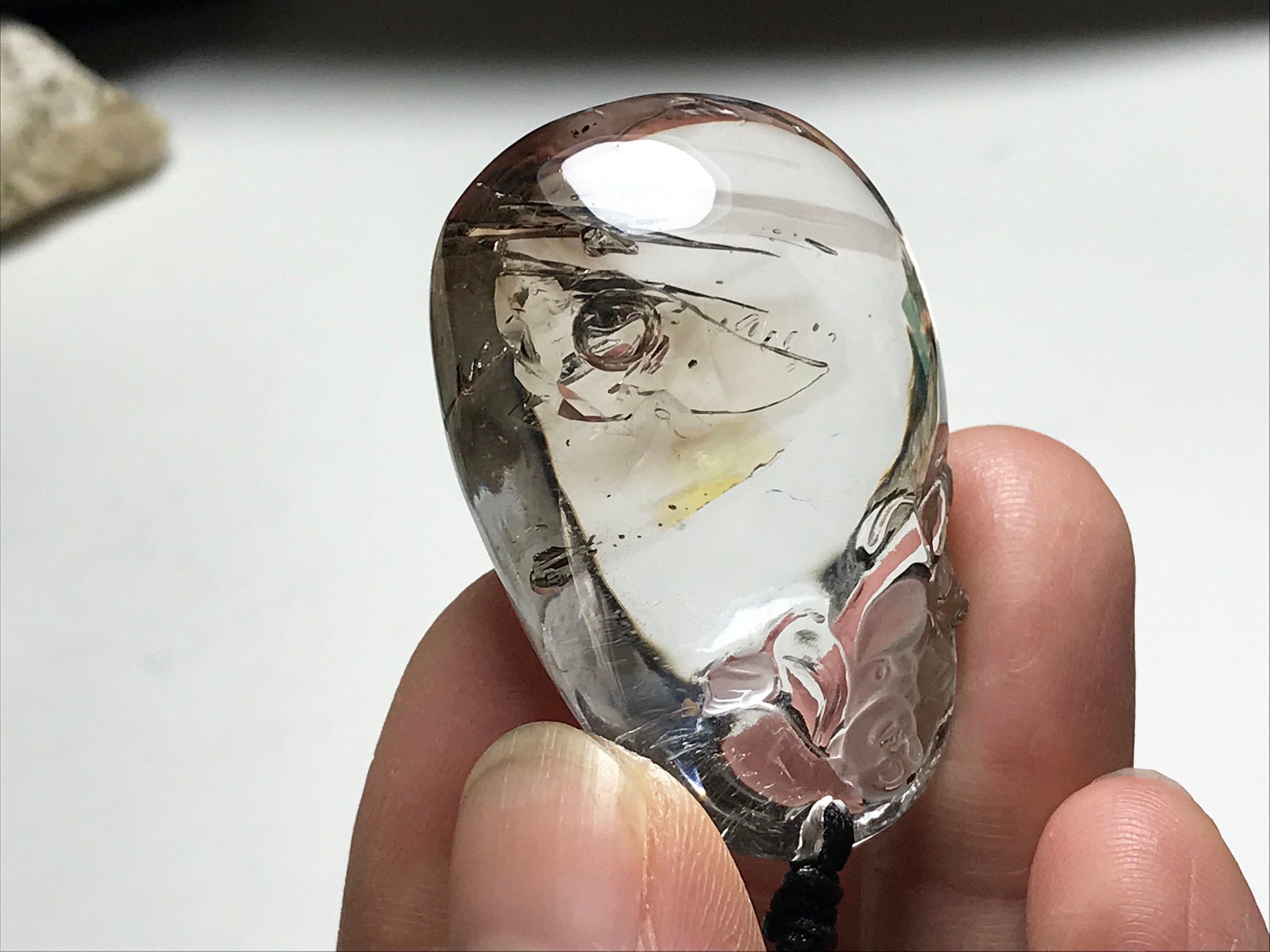 Natural Moving Water Bubble Enhydro Quartz Crystal | Etsy