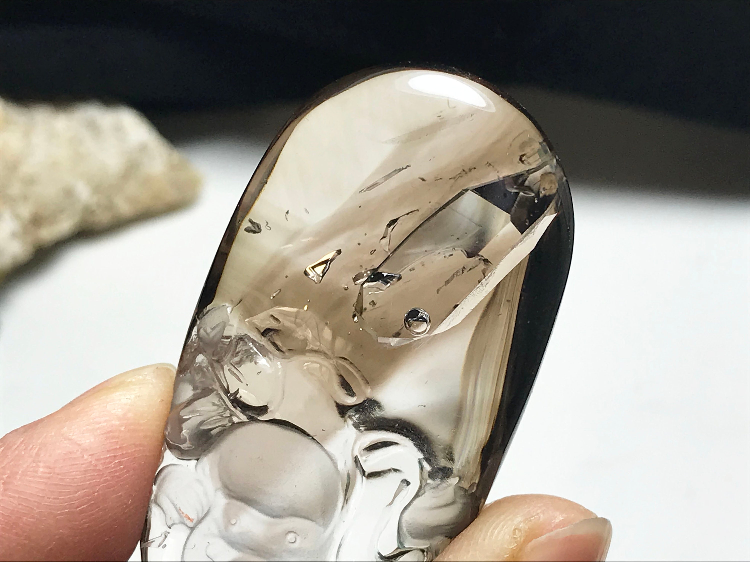 Natural Moving Water Bubble Enhydro Quartz Crystal - Etsy