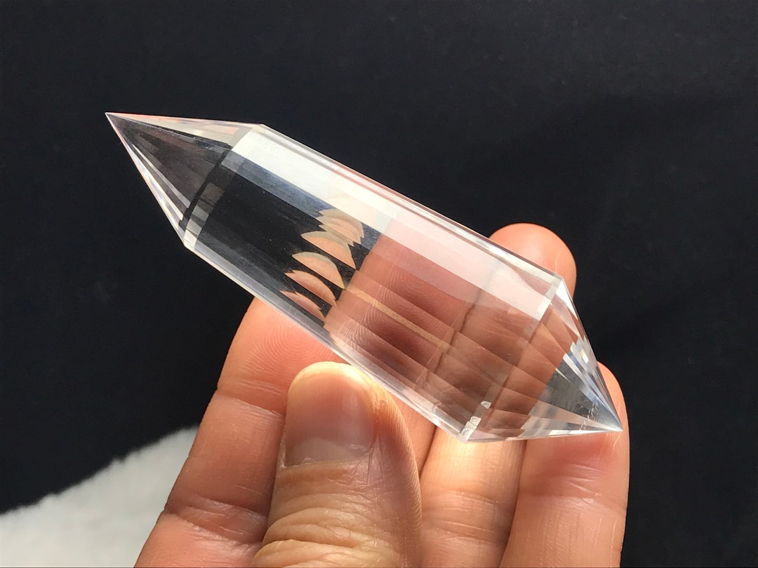 24 Sided Vogel Quartz Crystal Wand, Reiki Healing - Etsy