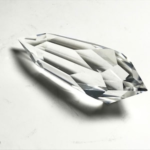 1pcs 18 Sided Vogel Style Clear Natural Quartz Crystal Wand DT Point ...