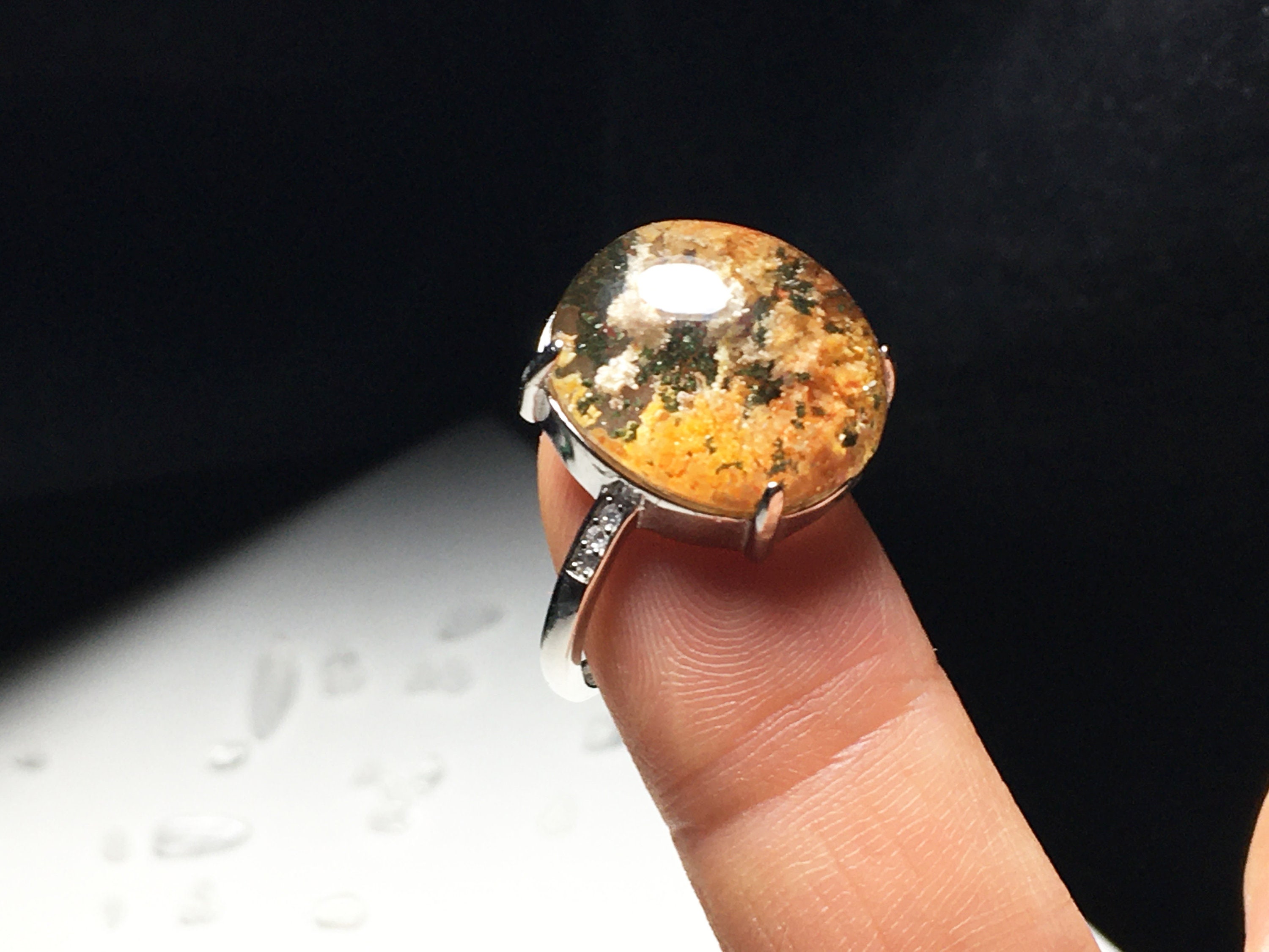 Natural Color Phantom Natural Quartz Crystal Silver 925 | Etsy