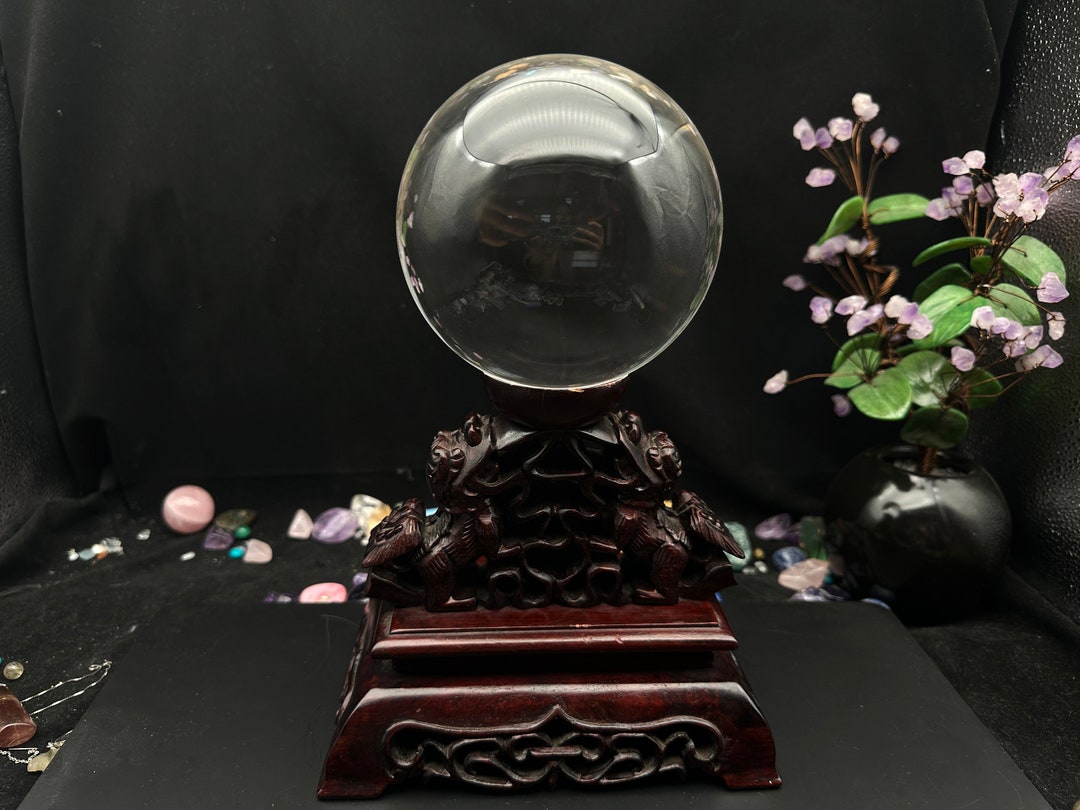 Natural Clear Quartz Crystal Shpere, Housewarming Gift, Home Decor ...