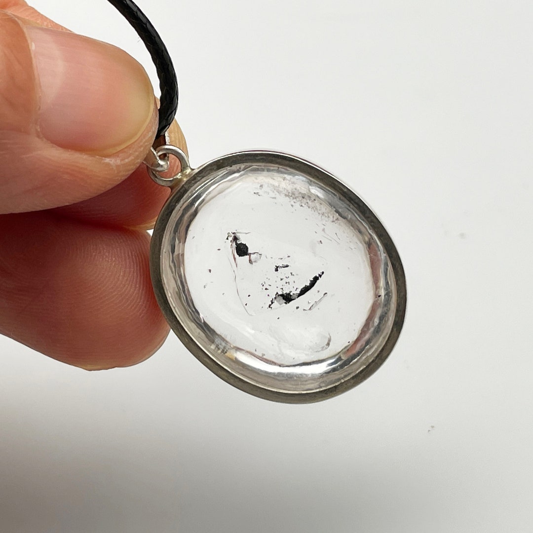Moving Water Bubble &black Quicksand Bubble Enhydro Quartz Crystal ...