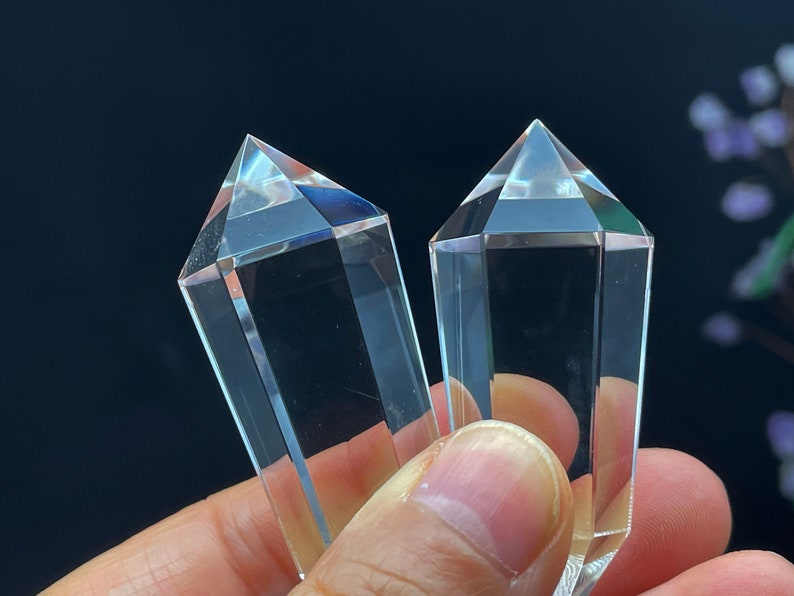 Vogel Quartz Crystal 6 Sided Wand, Spiritual Stone, Reiki Healing - Etsy