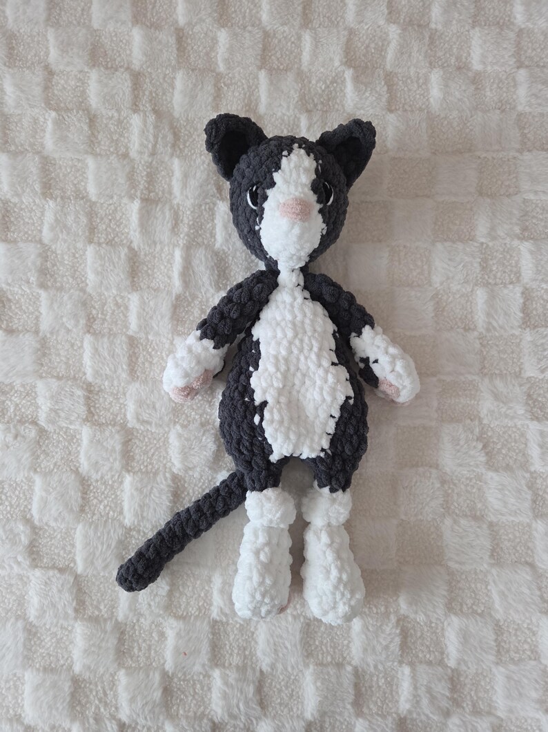 Custom Crochet Cat Lovey, Look-a-like Kitty Snuggler, Personalized Pet ...