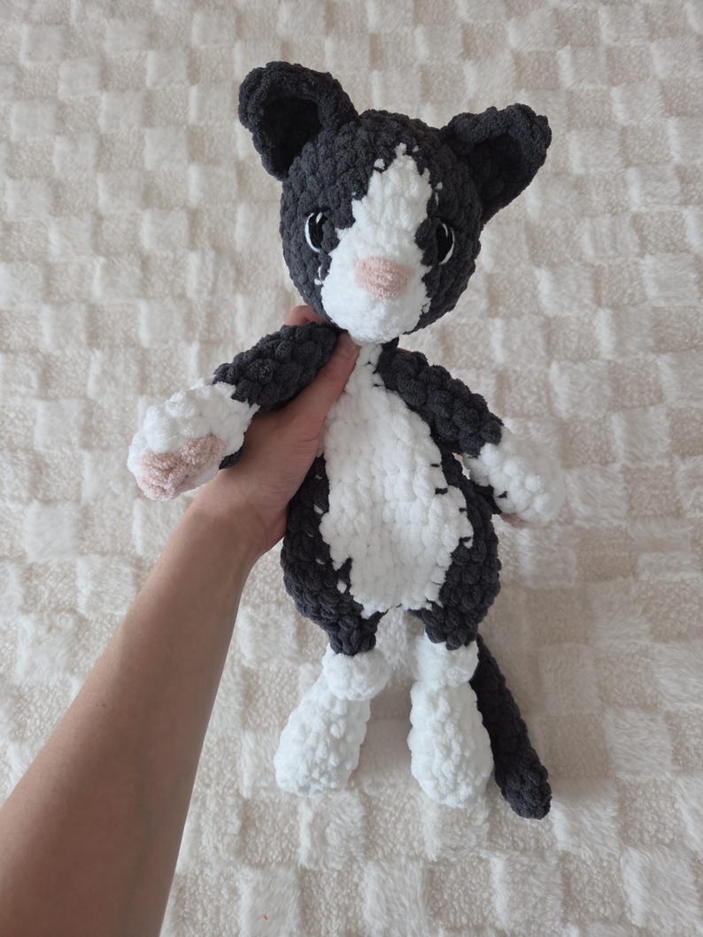 Custom Crochet Cat Lovey, Look-a-like Kitty Snuggler, Personalized Pet ...