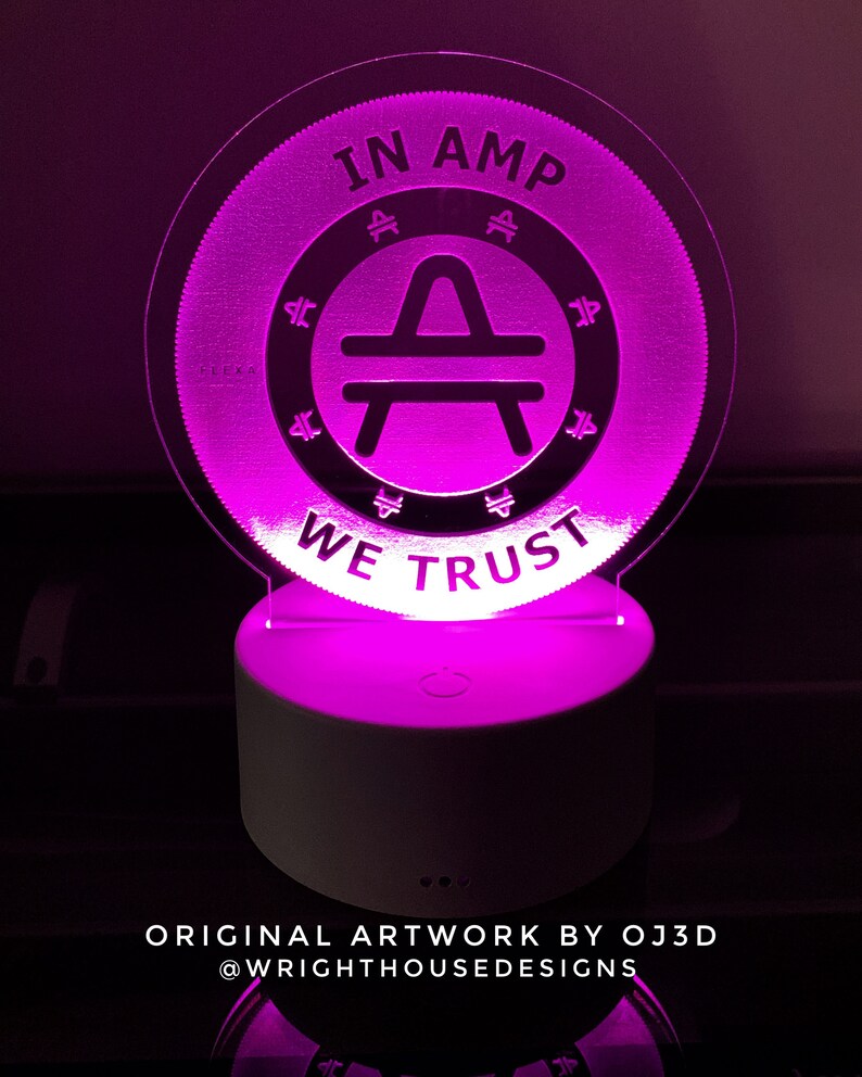 Acrylic LED Light Base for Business Logos Personalized Laser - Etsy