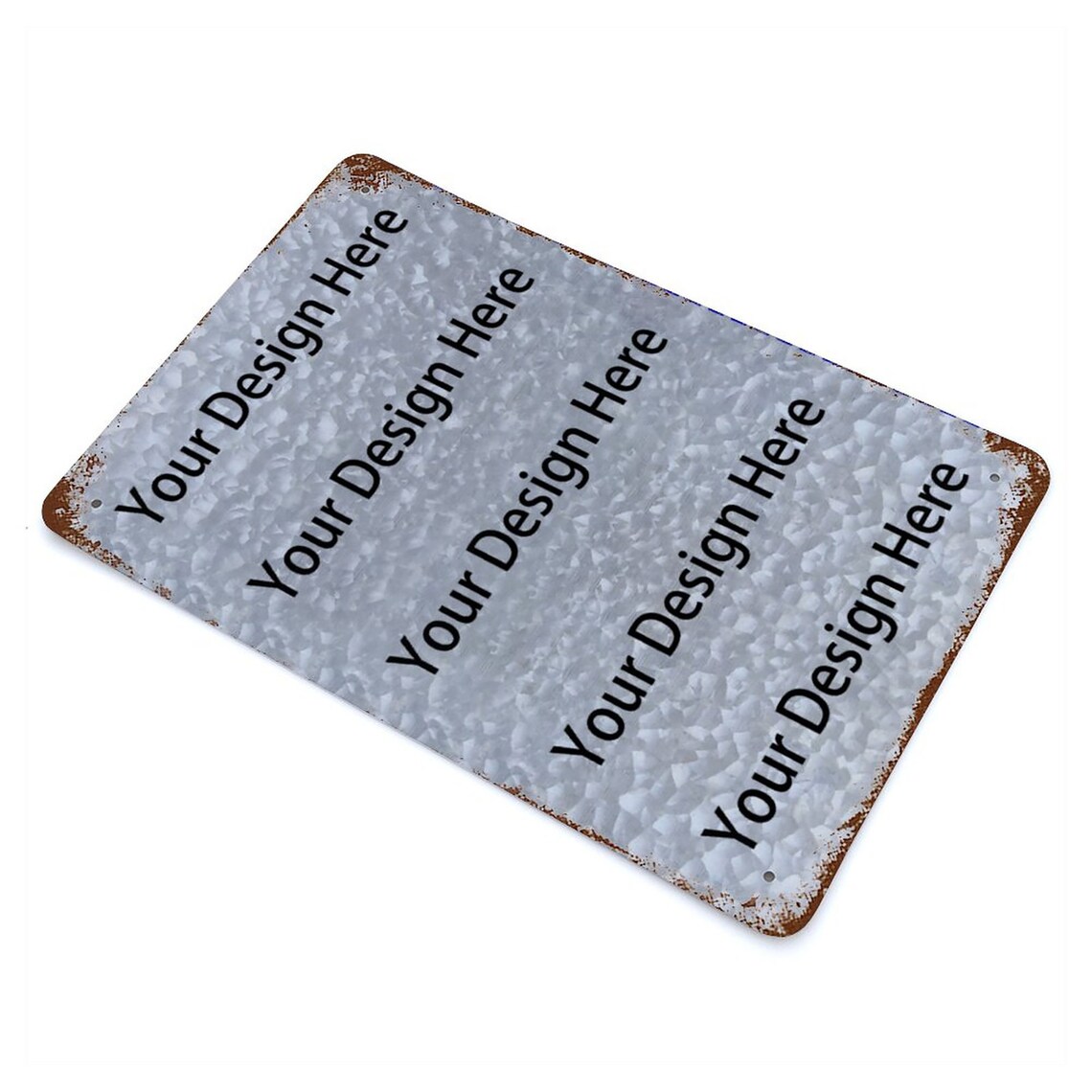 Personalized Customization Galvanized Plaques Sign Classic Wall Decor ...