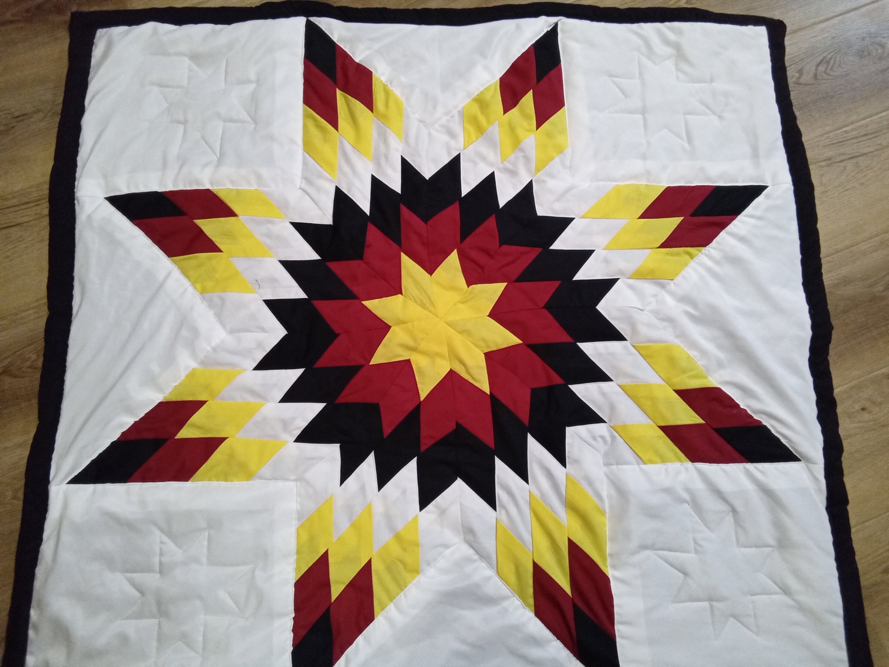 Native American Baby Star Quilt White - Etsy
