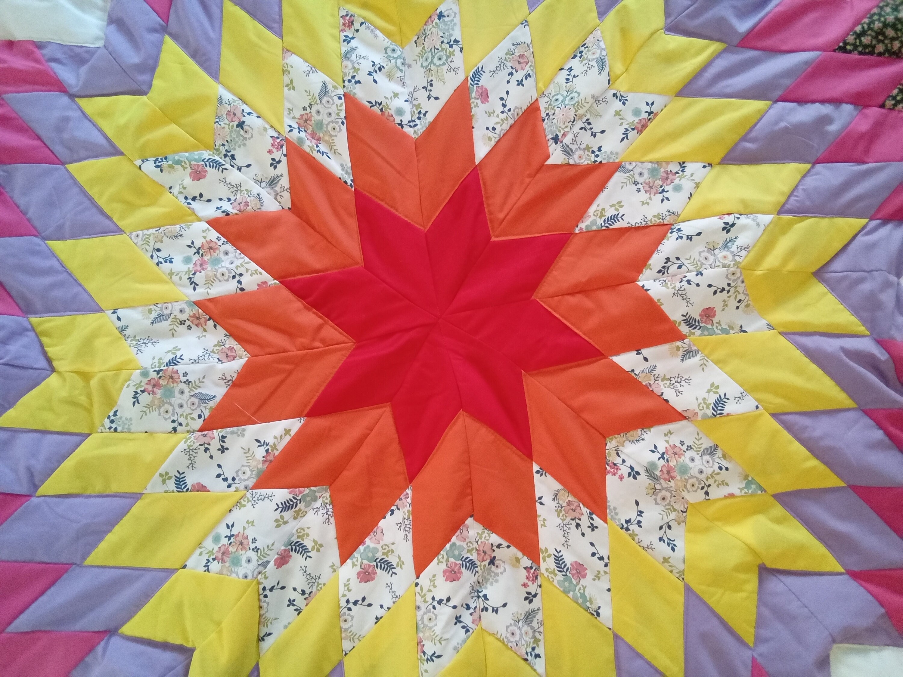 Native American Star Quilt White - Etsy